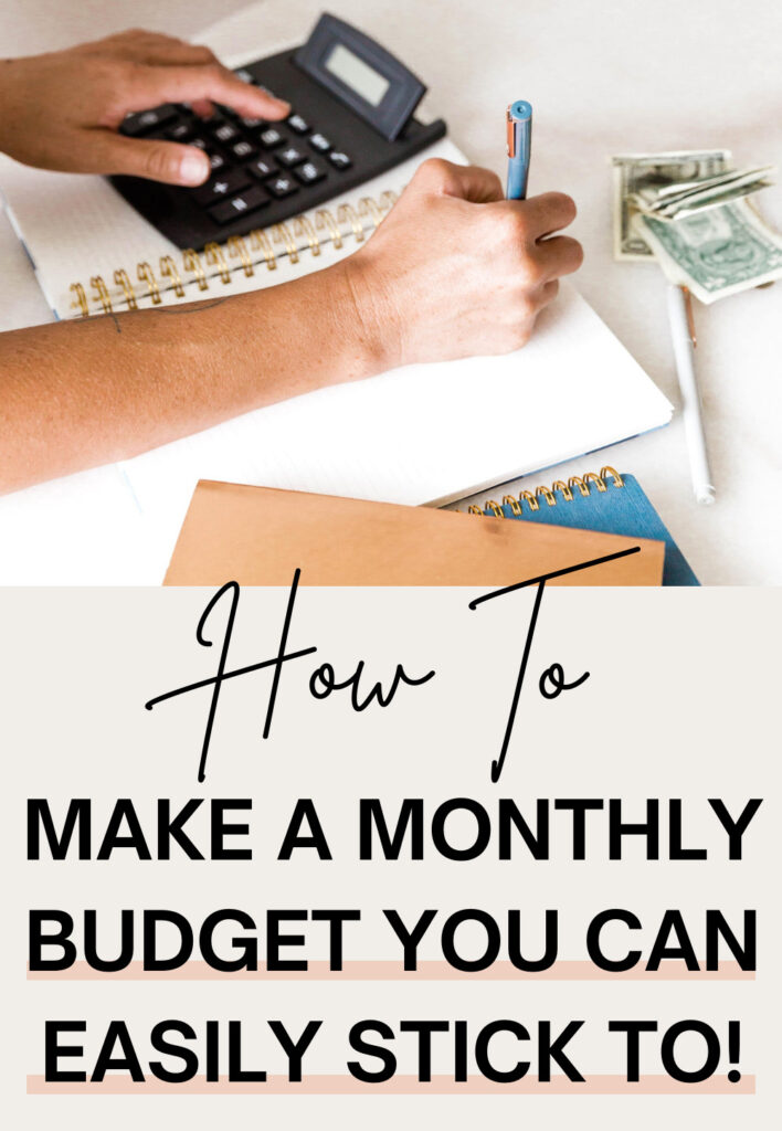 How To Make A Monthly Budget You Can Easily Stick To - 6 Simple Steps ...