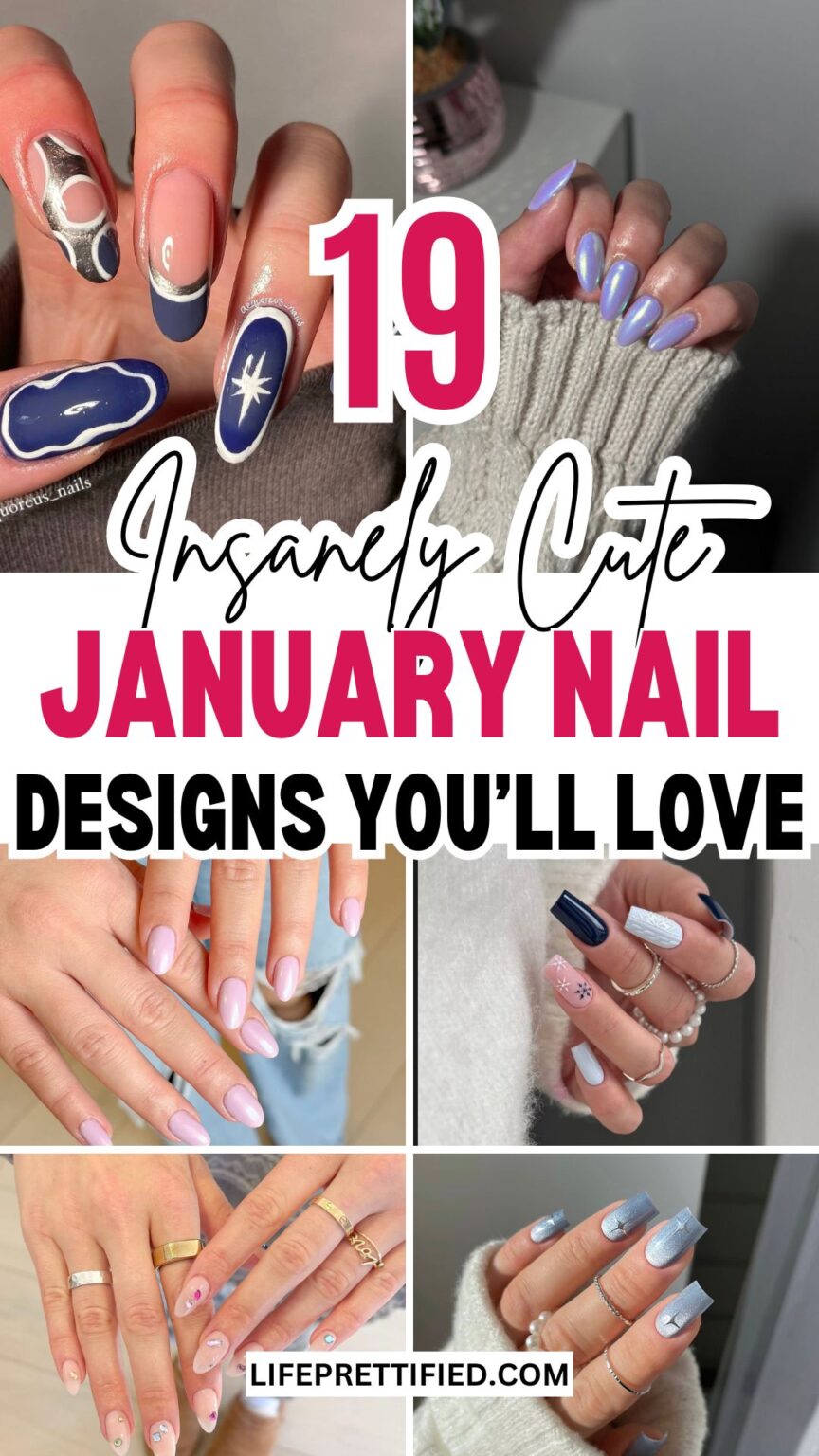 19 Gorgeous January Nail Designs to Start the Year Off Cute